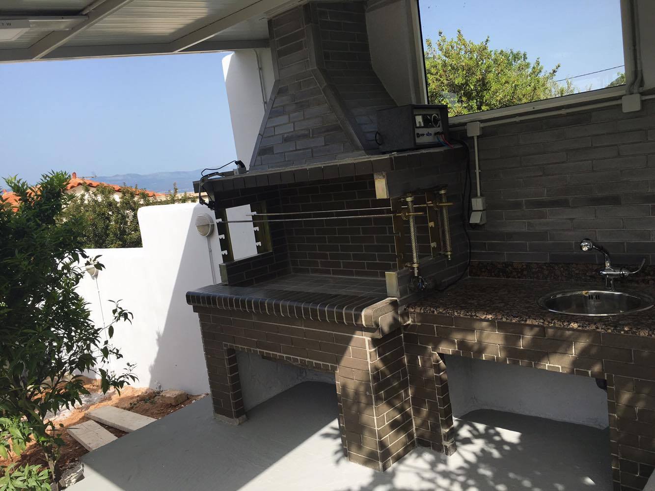 Τζάκια Κοσμόπουλος Κατασκευή Τζακιού Μπάρμπεκιου Χαλκίδα
